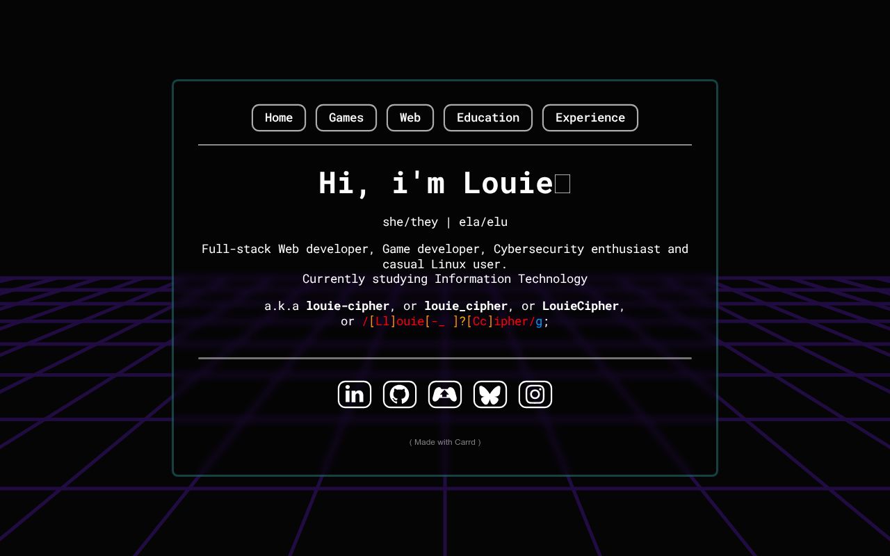 Louie - Portfolio